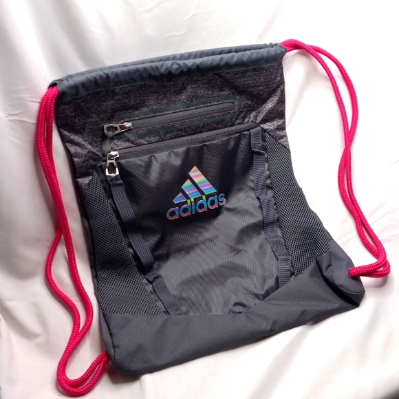 adidas | Bags | Adidas Drawstring Sling Backpack | Poshmark